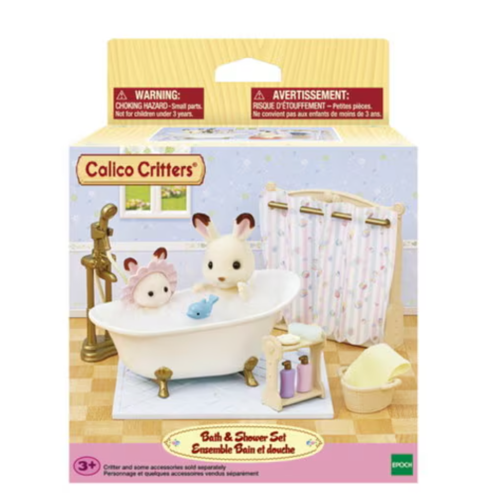Calico Critters Bath & Shower Set – Silver Moon Kids