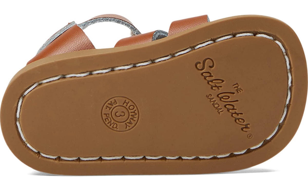 Salt Water Tan Hook & Loop Sandals – Silver Moon Kids